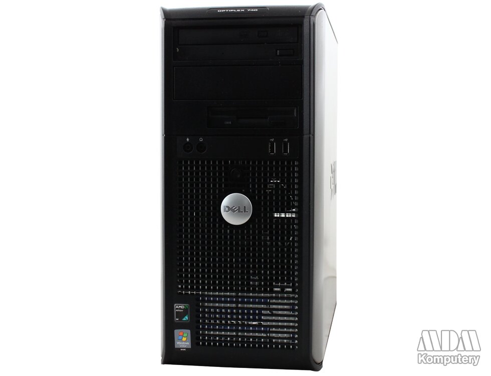 DELL Optiplex 740 Tower AMD Athlon X2 4600+ 2GB 80GB DVD Windows 7 Home ...