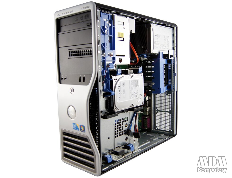 DELL Precision T3500 Intel Xeon W3565 3 2GHz 12GB 2x 146GB DVD RW