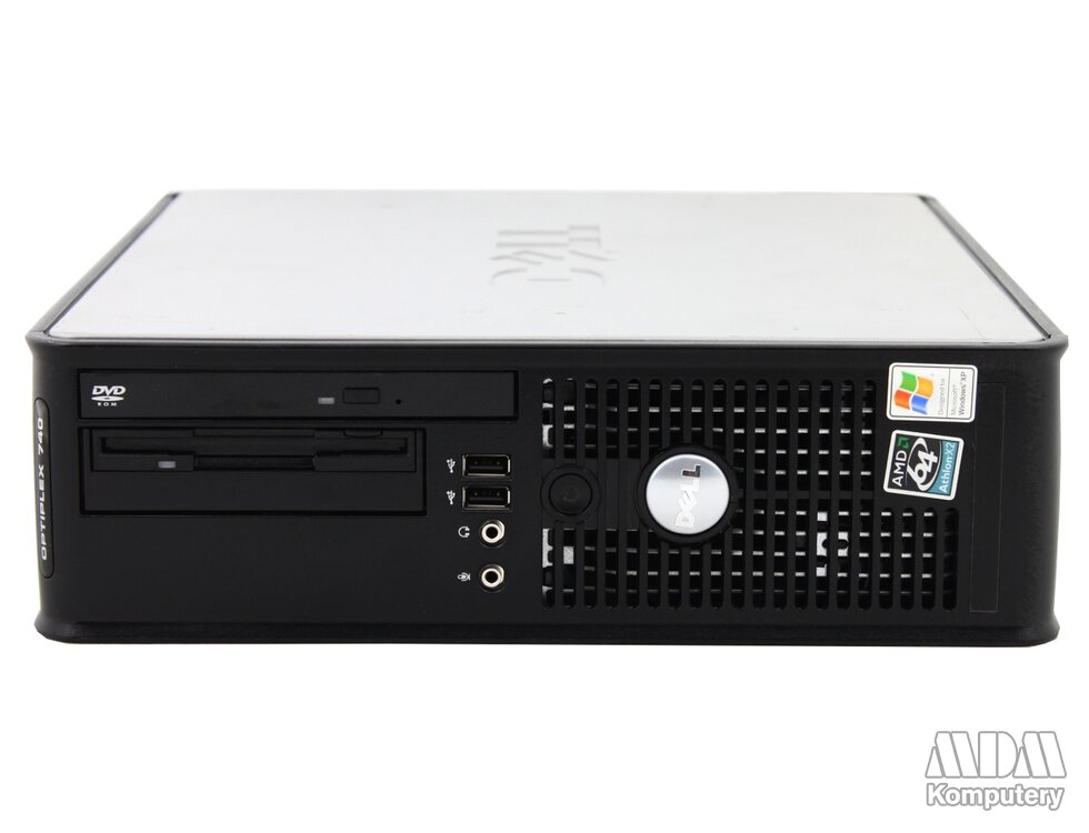 DELL 740 SFF AMD 2.8GHz 2GB 80GB DVDRW Windows 7 Home Premium SP1 PL ...