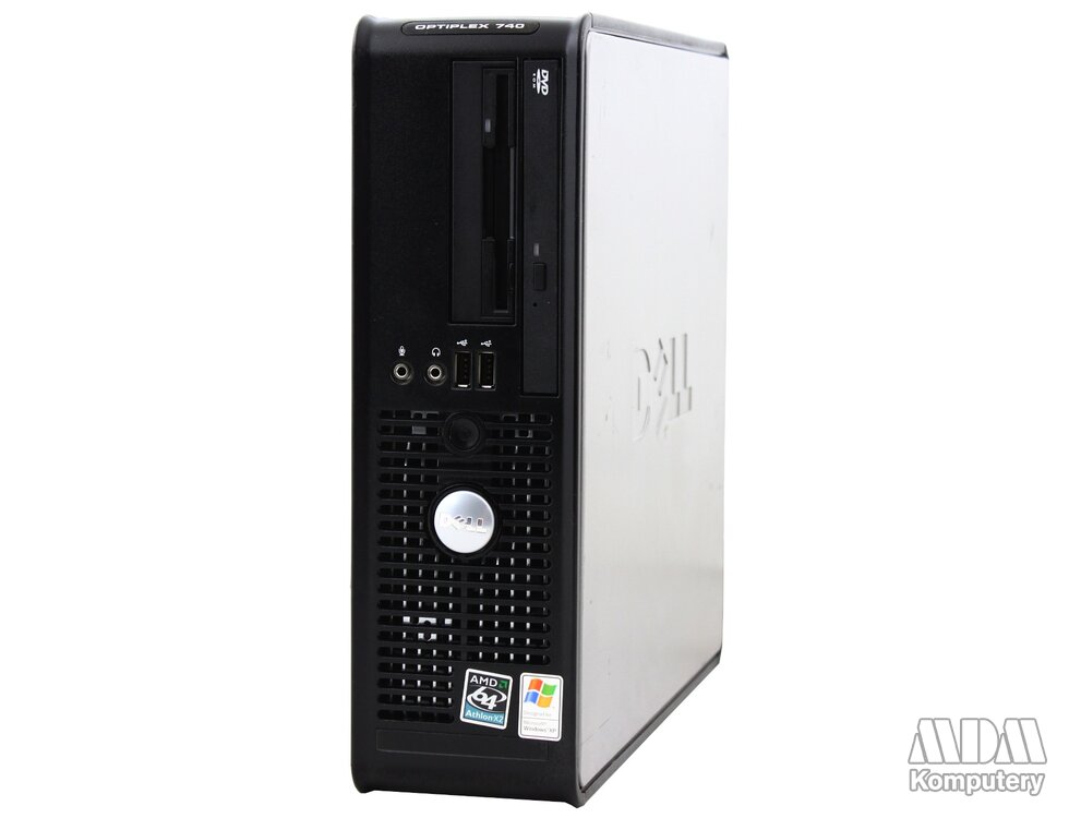 DELL 740 SFF AMD 2.8GHz 2GB 80GB DVDRW Windows 7 Home Premium SP1 PL ...